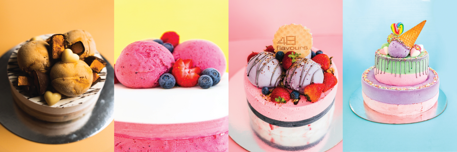 Order Gelato Cakes Online - 48 Flavours