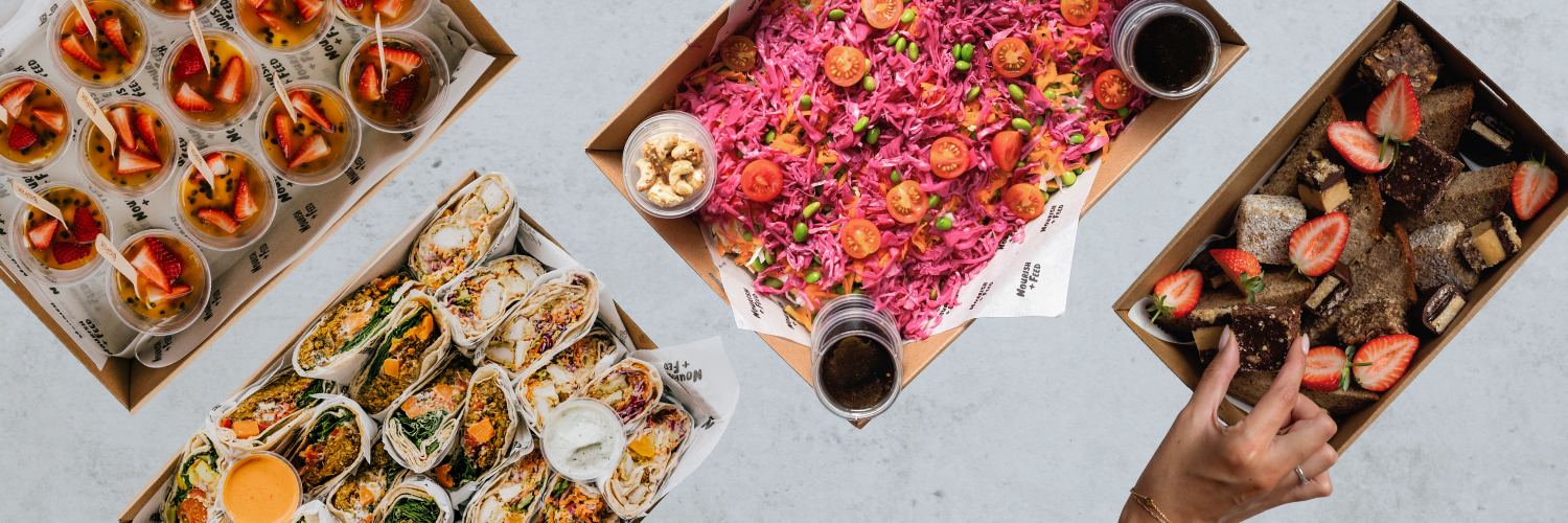 Order Catering Online - Nourish + Feed
